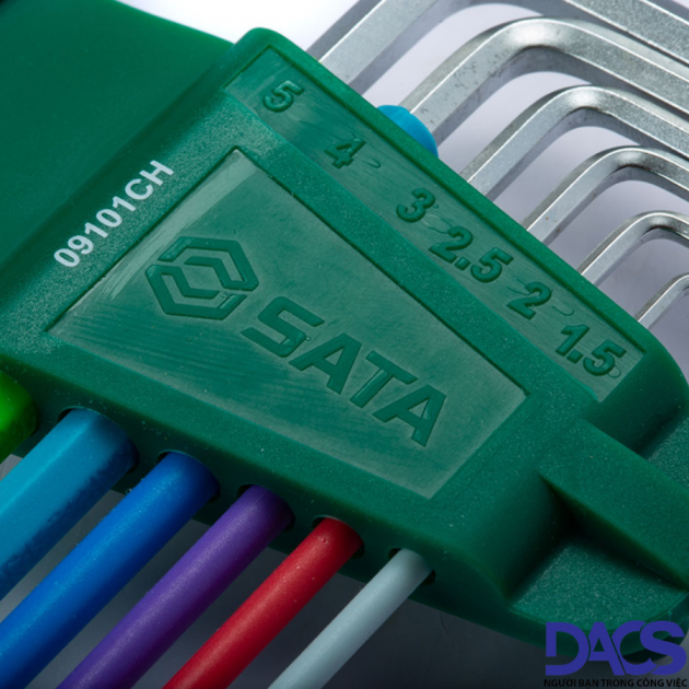 BỘ LỤC GIÁC BI SATA LOẠI DÀI 09101CH - 9 CHI TIẾT (HỆ MÉT) - NHÀ PHÂN ...