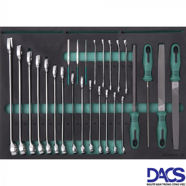 SATA 09930 - BỘ SẢN PHẨM BAO GỒM TỦ ĐỒ NGHỀ 95126 VÀ BỘ DỤNG CỤ CẦM TAY ...